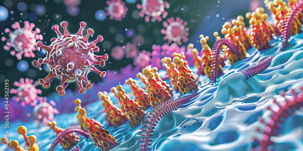 Virus Entry Mechanisms: A detailed diagram illustrating the mechanisms ...