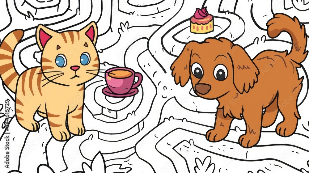 Discover a fun and engaging maze game designed for kids Assist the ...
