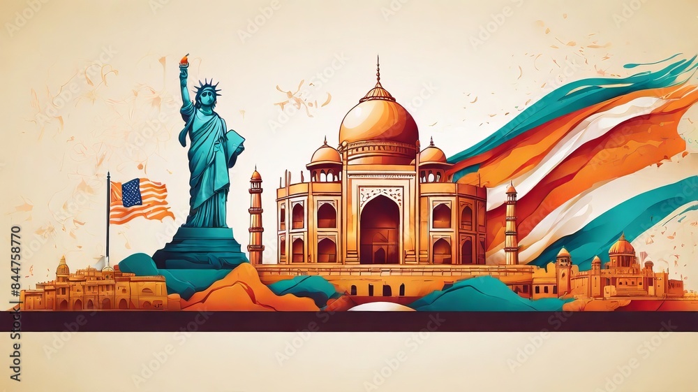 Celebrate India Independence Day with Iconic Monuments and Tricolor ...
