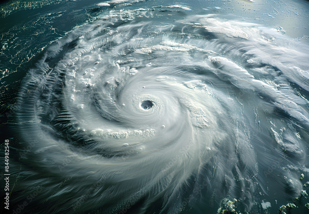 Super Typhoon, tropical storm, cyclone, hurricane, tornado, over ocean ...