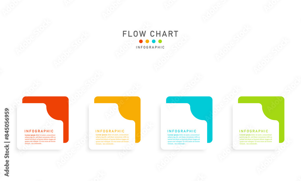 steps to design vector infographic elements for presentations Process ...