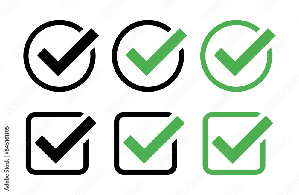 check mark icon vector.symbol,sign,yes,right Stock Vector | Adobe Stock