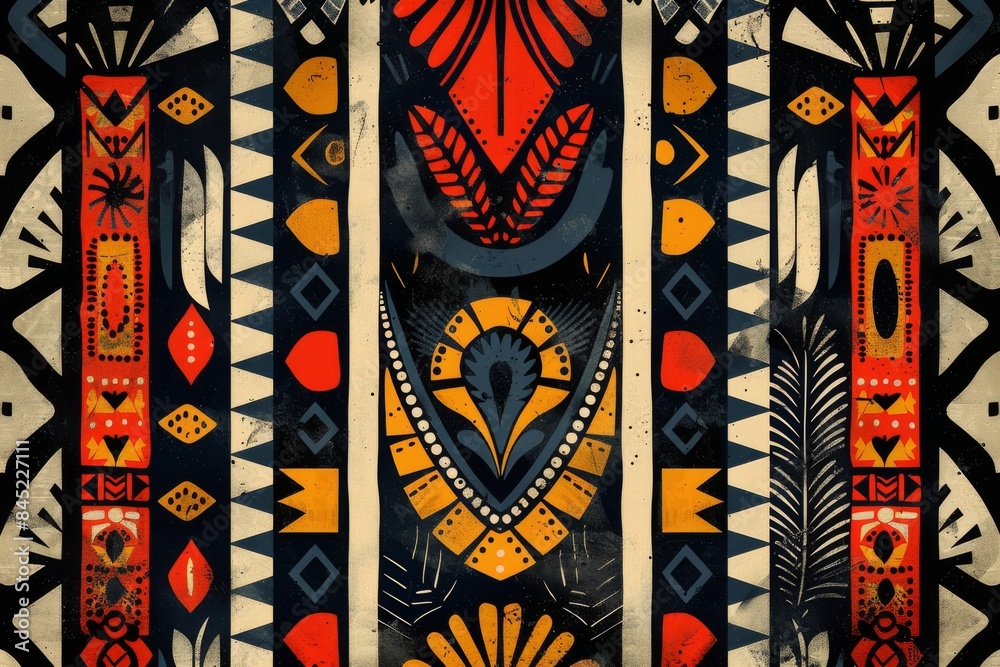 Traditional pattern of the indigenous people of Fiji Stock Illustration ...