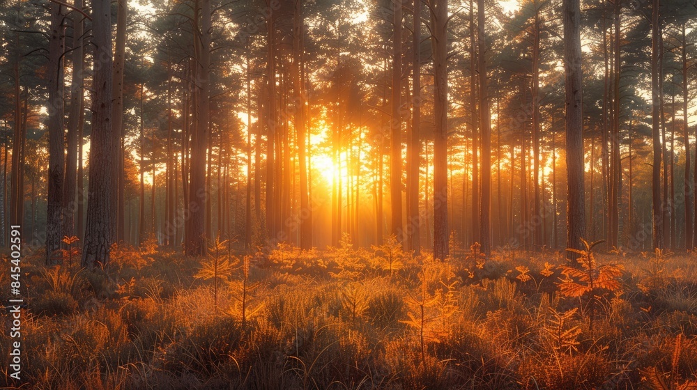 A sustainably managed forest certified by a recognized forestry ...