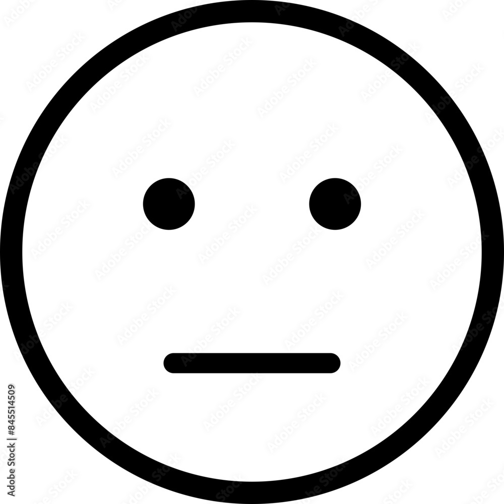 Sad Emoticon Icon, Realistic Emoji faces, Emojis flat style. face ...
