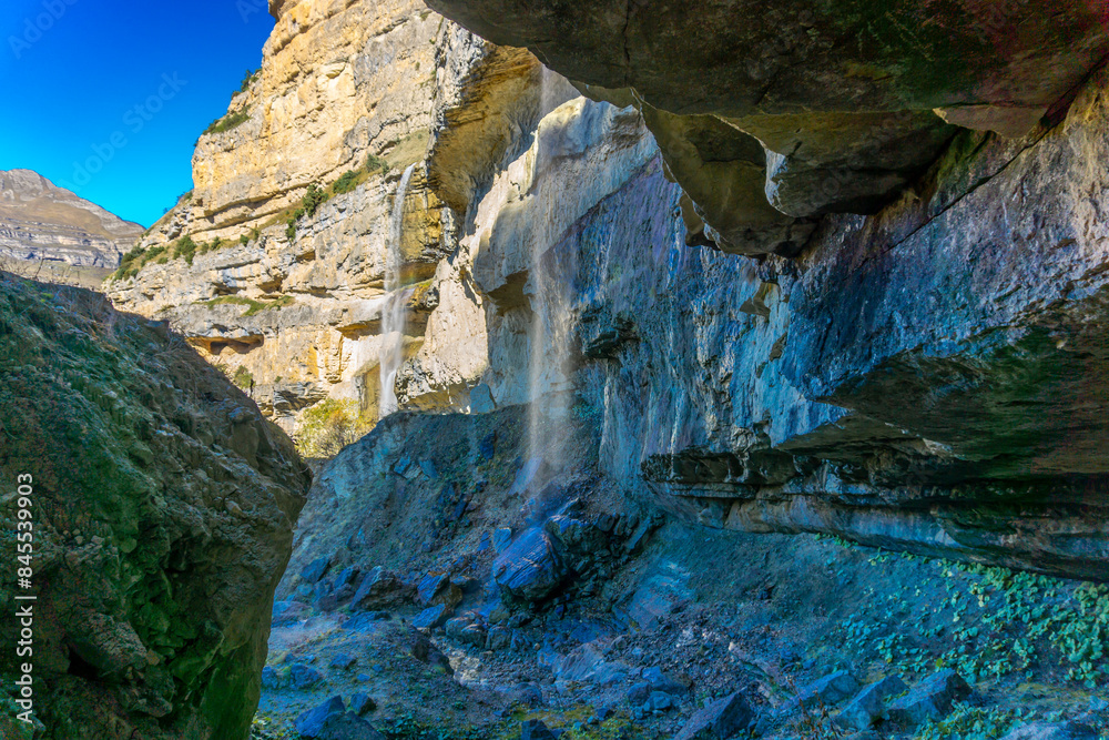 Laza Falls and Cave National Park, located at the foot of the Shahdag ...
