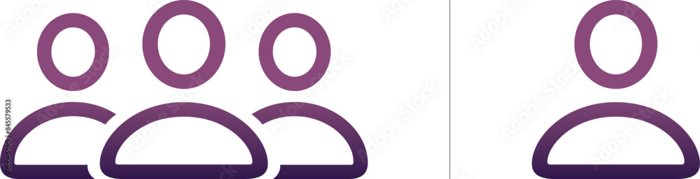 Avatar, user profile, person icon, gender neutral, team group of people ...