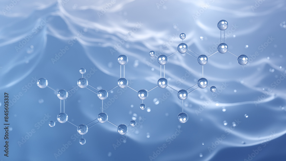 niclosamide molecular structure, 3d model molecule, niclocide ...