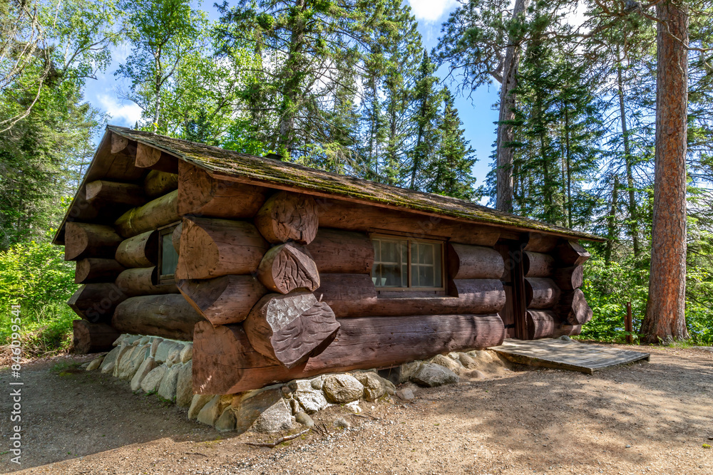 The Old Timers Cabin at Itasca State Park is a Historic Landmark built ...
