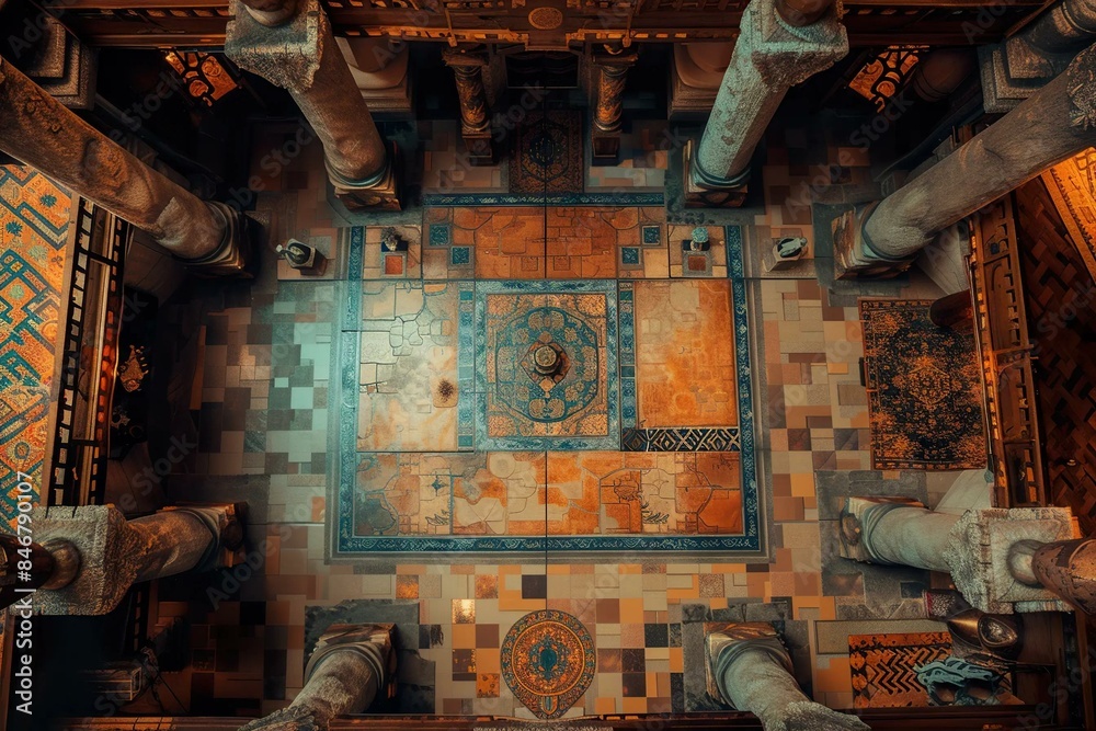 DnD Battlemap Throne Room Battlemap Layout. Stock Illustration | Adobe ...