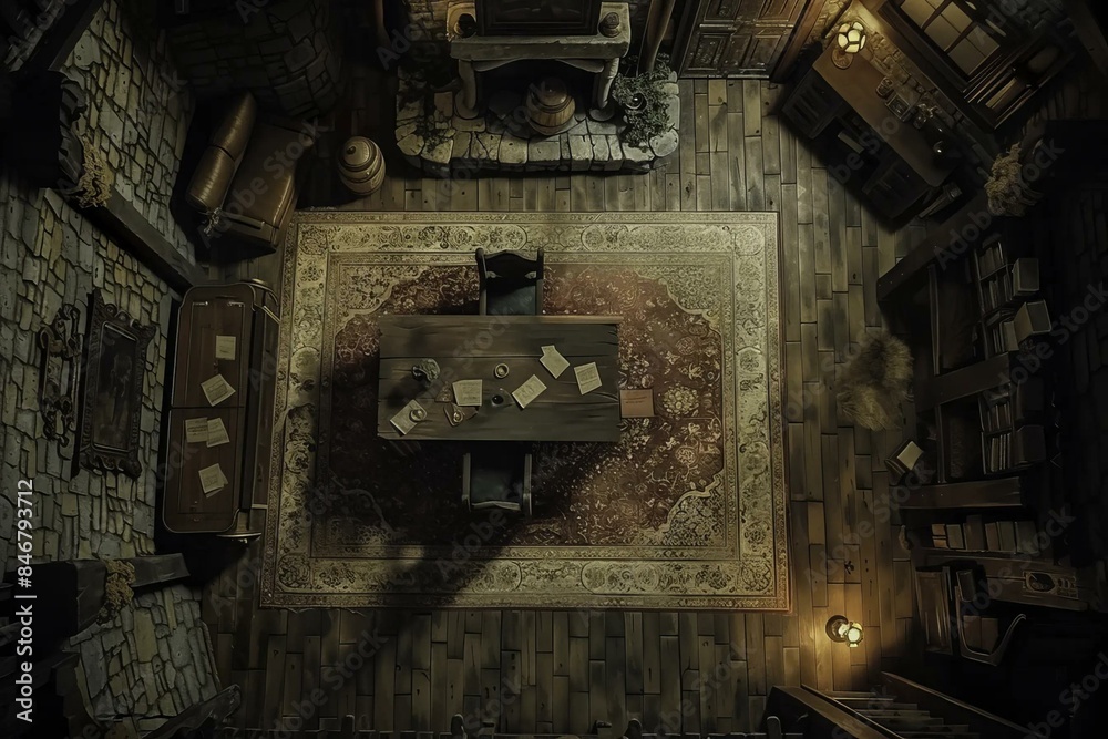 DnD Battlemap Treasure Room Battlemap: Intriguing and detailed design ...