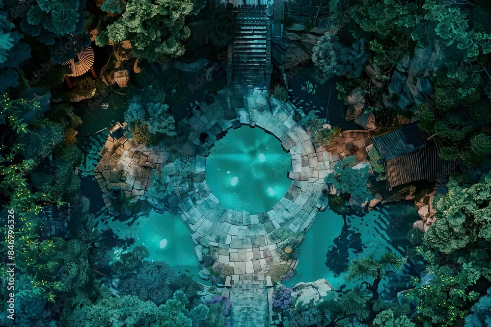 Foto de Stock DnD Battlemap Battle Map Style - A detailed map with ...