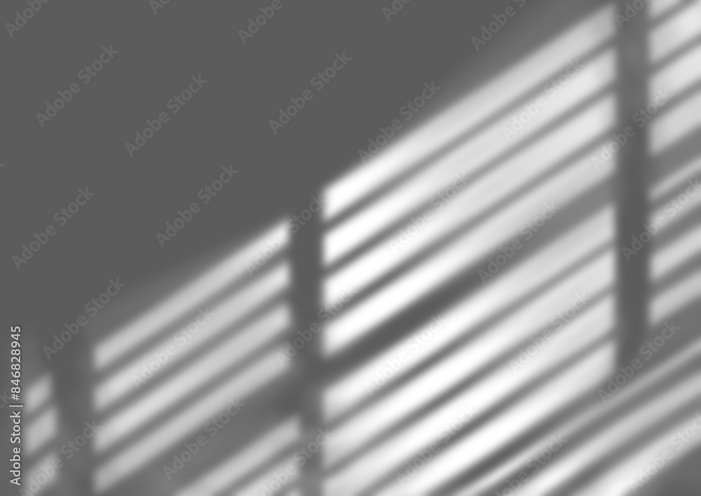 Window shadow overlay effect. Shadow of window frame isolated on ...