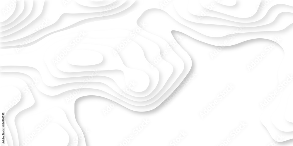 Vector de Stock Luxury abstract lines Modern white carve wave line ...