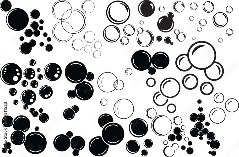 Bubbles SVG Bundle, Bubble svg, Bubble clipart, Blowing bubbles, SVG ...