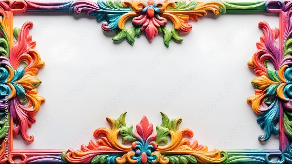 Generative AI. Capturing the beauty of colors in a frame, where ...