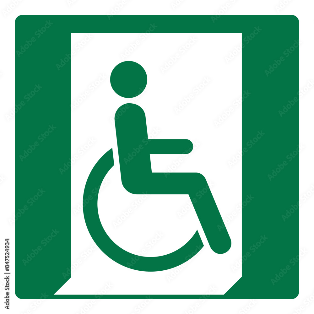 iso emergency and first aid safety signs emergency exit for people ...