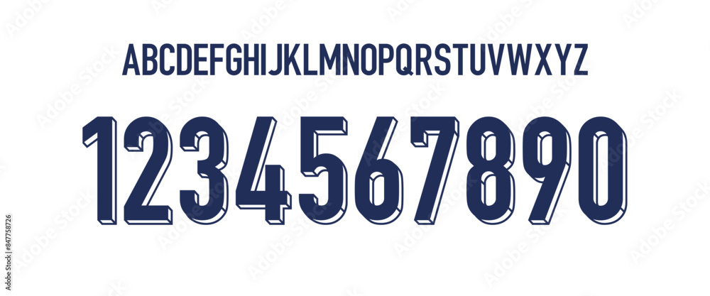 team vector font 2024 sports style font kit. England font. sports style ...