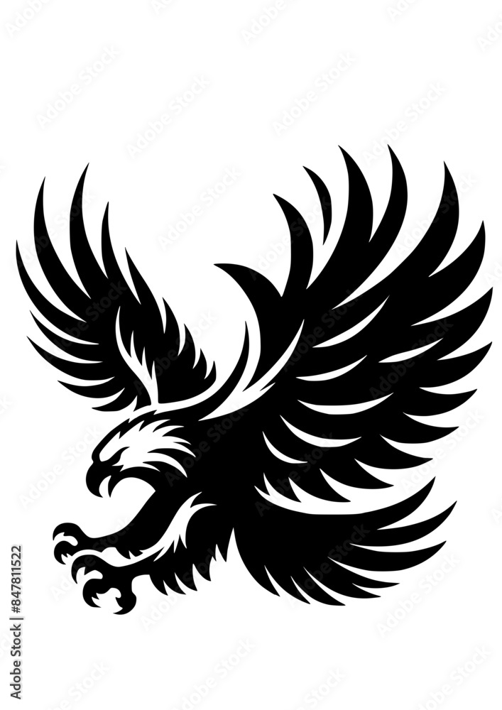 Стоковое векторное изображение «Eagle SVG, Bird SVG, Hawk SVG, American Eagle SVG, Eagle Attacks ...