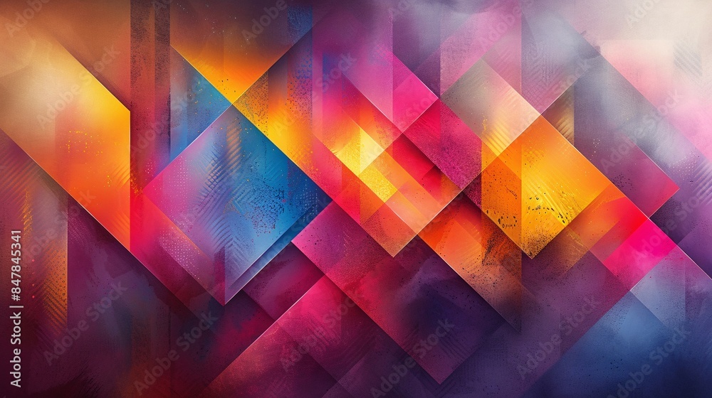 Colorful abstract geometric isolated on transparency PNG background ...