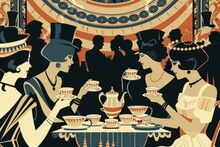 Tea Vintage Retro Poster Free Stock Photo - Public Domain Pictures