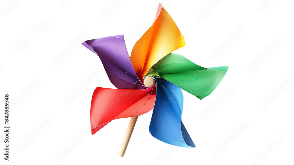 pinwheel isolated on transparent background Stock Photo | Adobe Stock