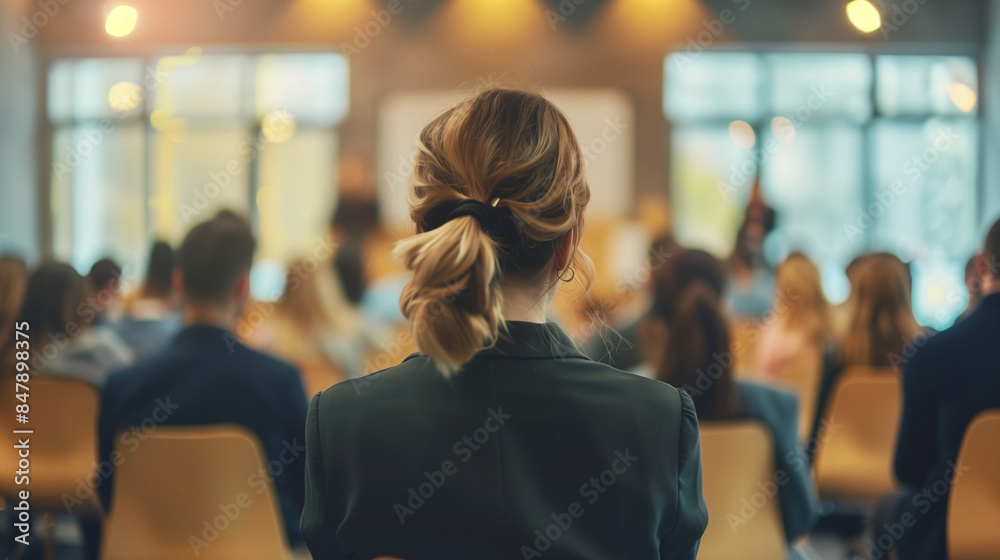 Corporate Team Engaged in a Leadership Workshop in a Modern Training ...