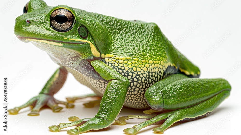 tropical tree frog, Cruziohyla craspedopus. A rain forest amphibian ...