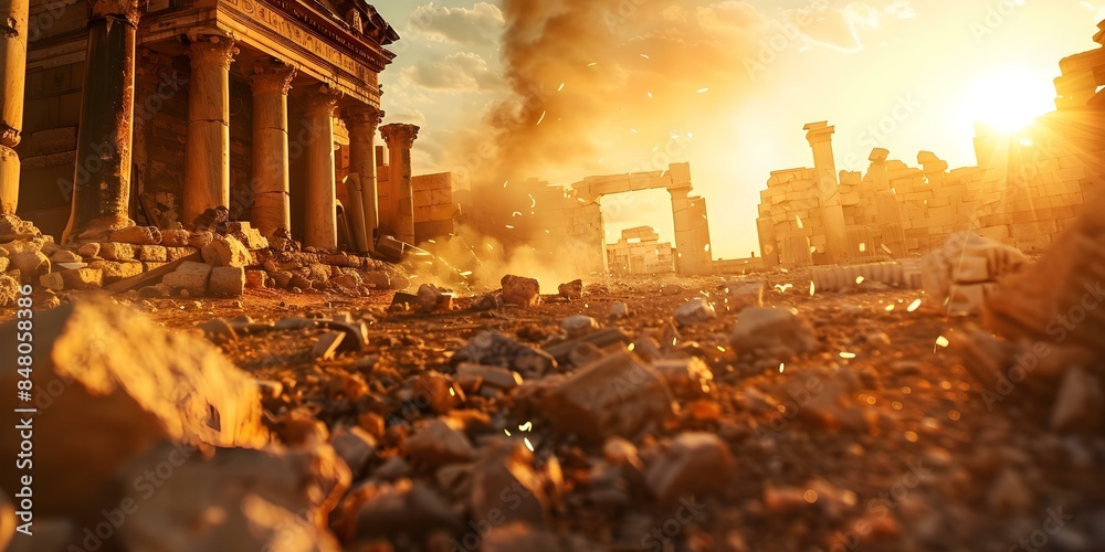 Ancient Jewish temples destruction on solemn day known as Tisha BAv ...