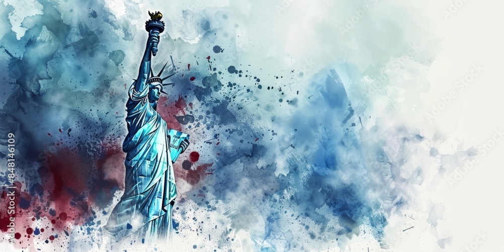 Statue of Liberty, modern interpretation of American freedom ...