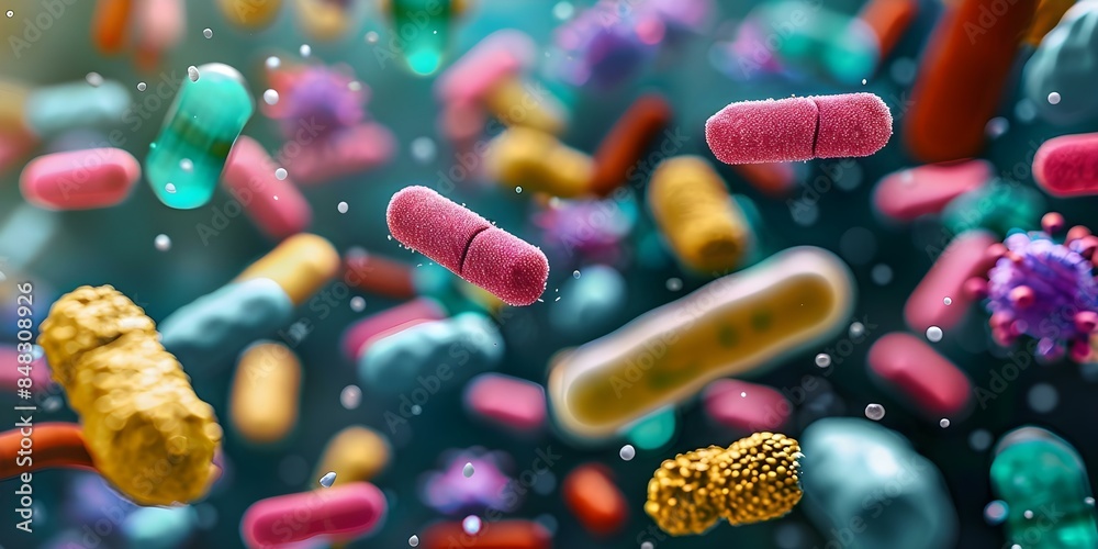 Photograph of Bacteria Being Eliminated from the Body A Realistic ...