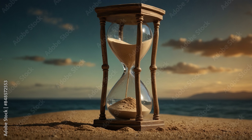 Time Lapse Desert, Sand Dunes Shifting, Old Pocket Watch in Sand ...