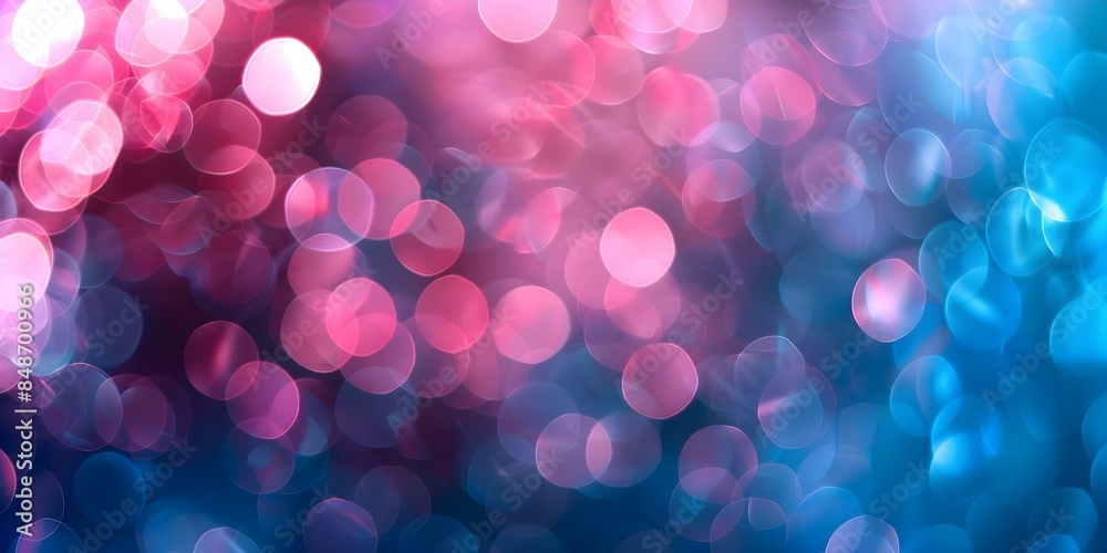 Shapes of blue and pink blur to symbolize adaptability and agile ...