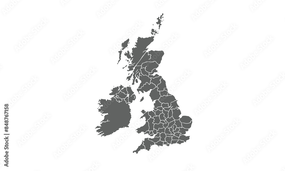 England map isolated on white background. for website layouts ...
