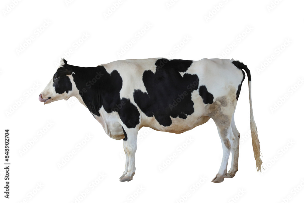 Cow isolated on transparent background png file Stock Photo | Adobe Stock