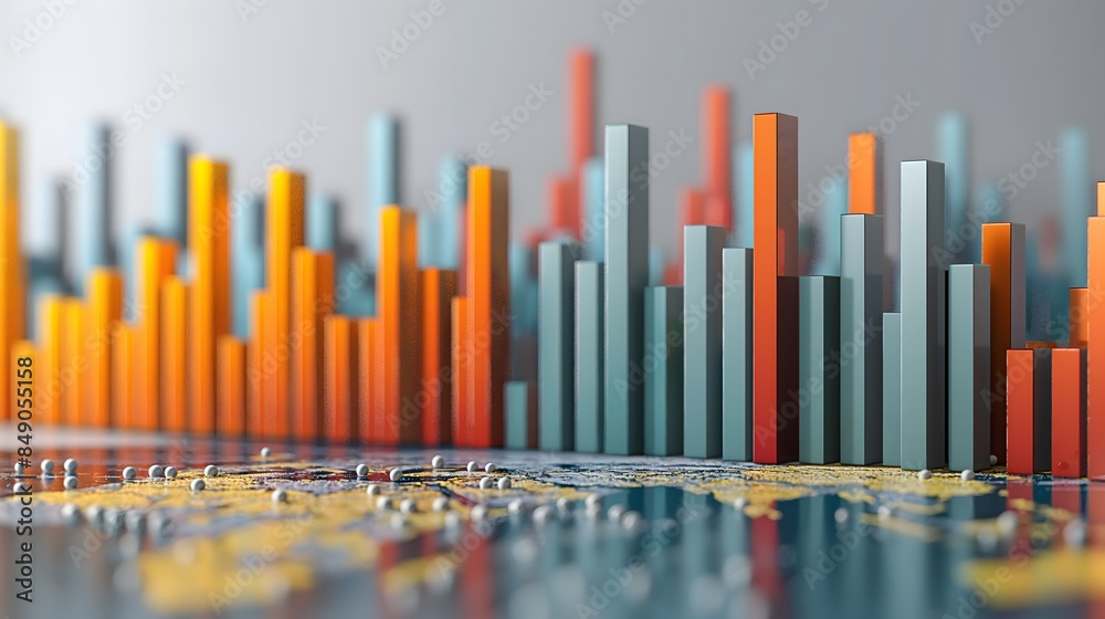 5. A series of bar graphs comparing inflation rates across different ...