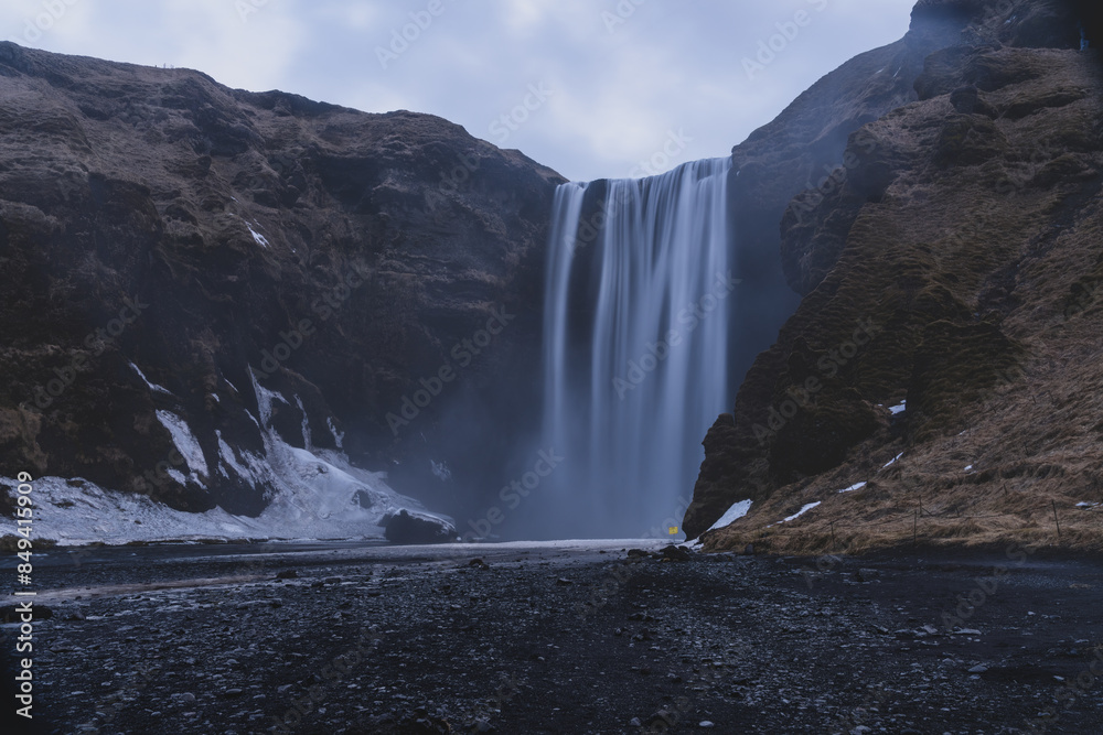 Skógafoss is one of Iceland’s biggest and most beautiful waterfalls ...