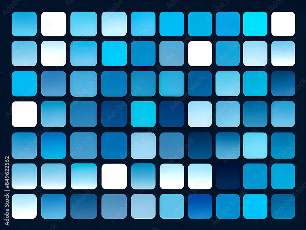blue gradient color palette Stock Illustration | Adobe Stock