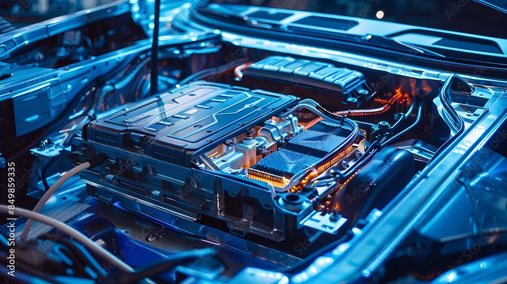 Solid-state battery pack design for electric vehicle (EV) concept, new ...