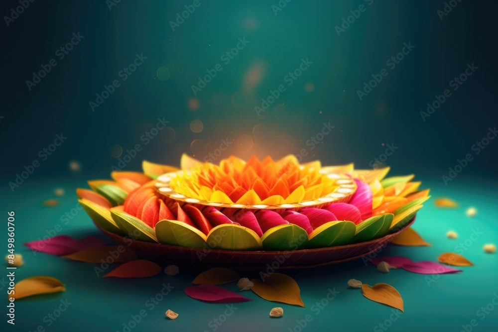 Happy Onam. An ancient Hindu festival of Kerala that celebrates rice ...