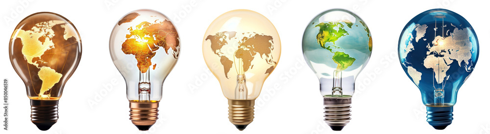 PNG Global innovation concept art set Stock Illustration | Adobe Stock