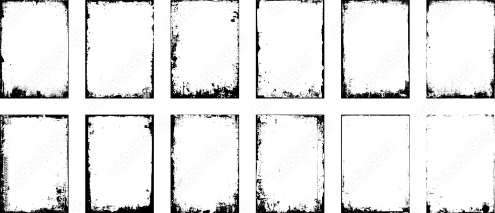 Distorted grunge isolated background. Overlay distress texture effect ...