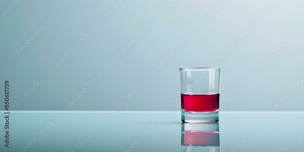 Image of litmus paper turning red in acidic solution showing chemical ...