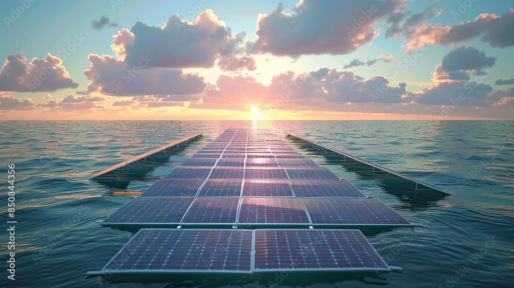 photovoltaics, solar panel arrays on the sea surface, renewable energy innovation, solutions to ...