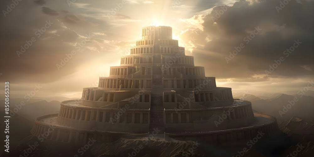 The Tower of Babel in Ancient Babylon A Biblical Tale of Multilingual ...