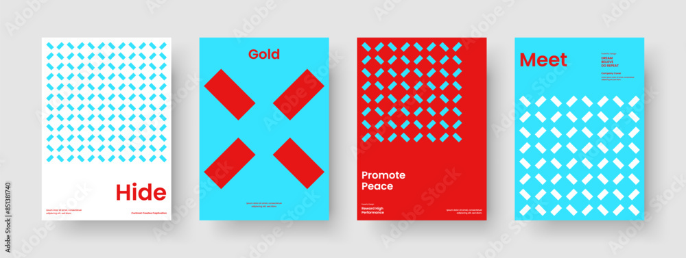 Stock-Vektorgrafik „Abstract Banner Design. Isolated Book Cover Layout ...