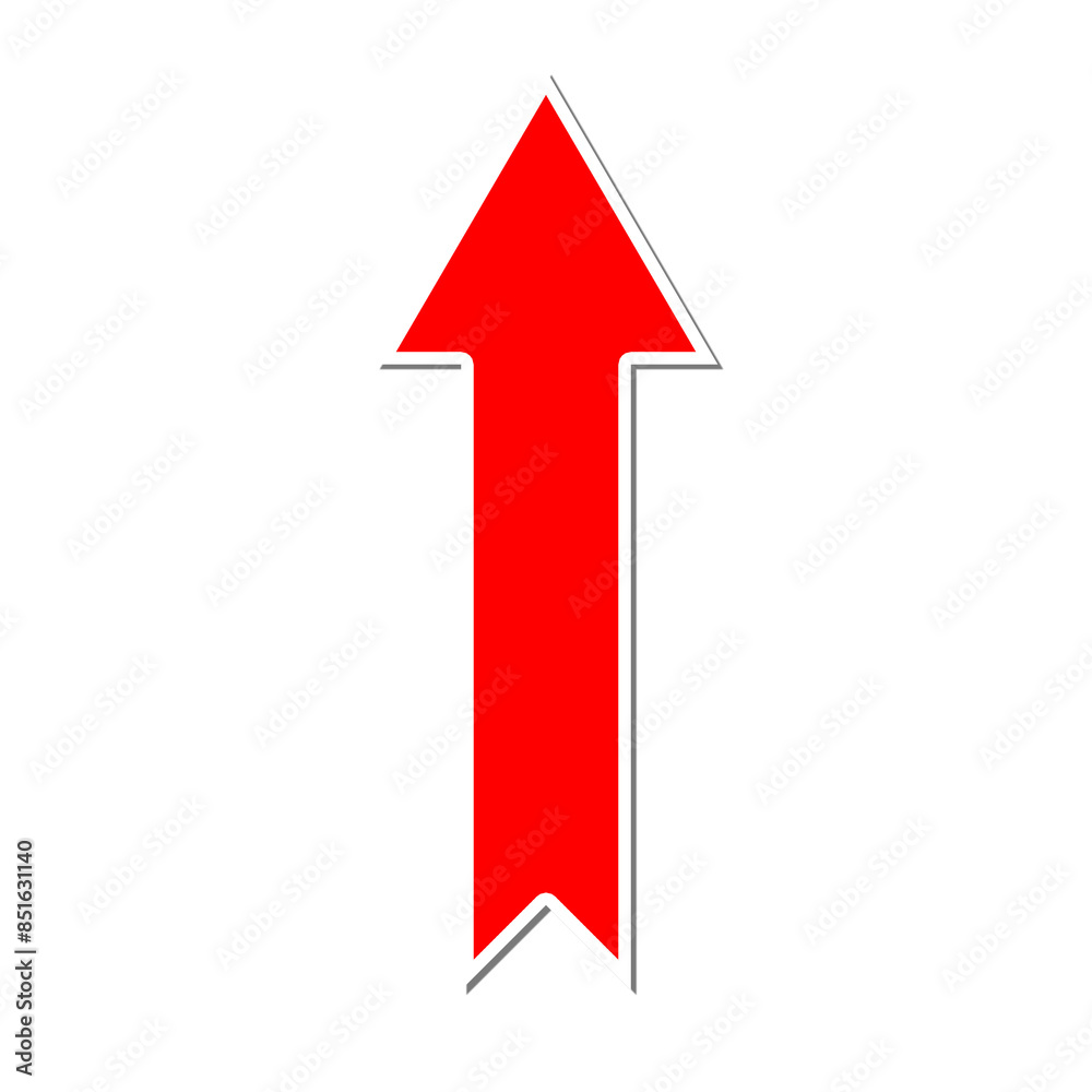 red arrow icon on transparent background. Vector illustration., png ...