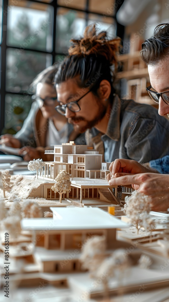 Architecture Students Building Models for Final Project Presentations ...