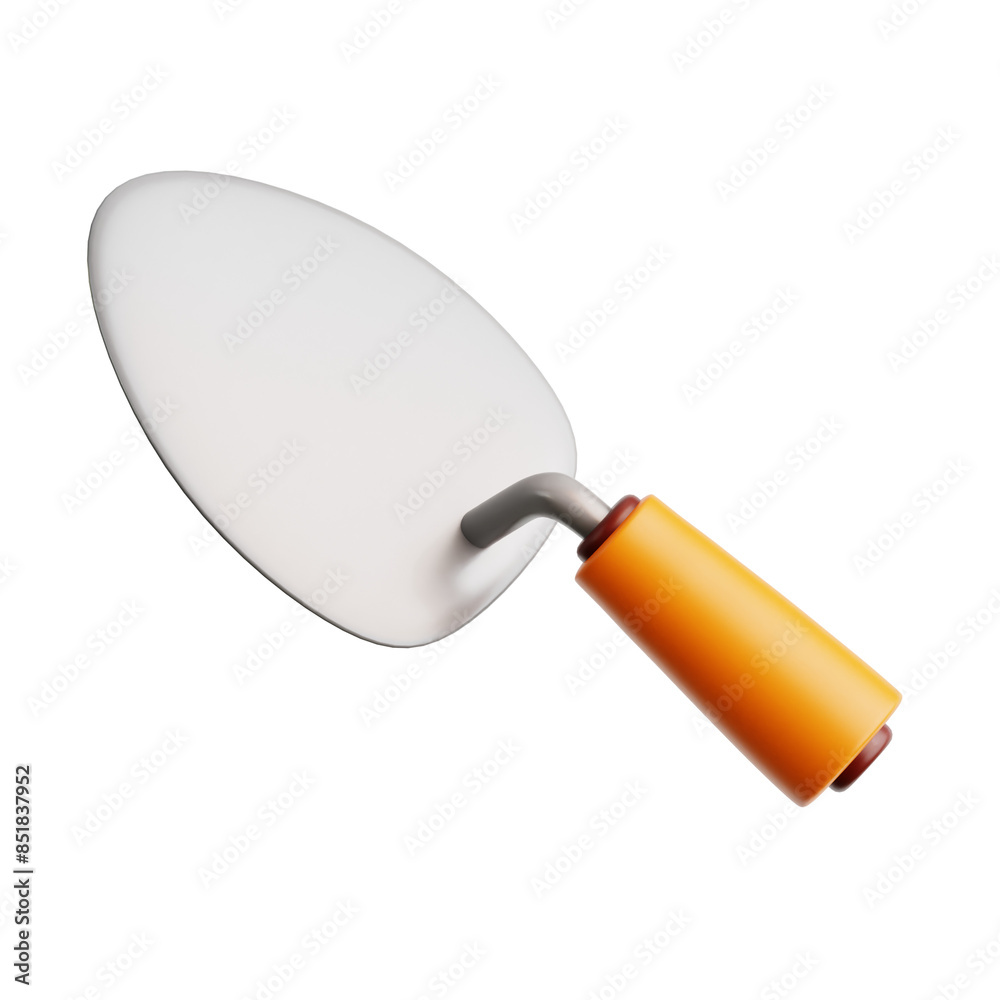 cement spoon for industrial construction work tool equipment 3d icon ...