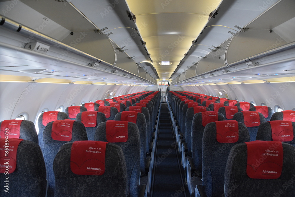 Lot inauguracyjny, Samolot Airbus A320, Linie Lotnicze AirArabia ...
